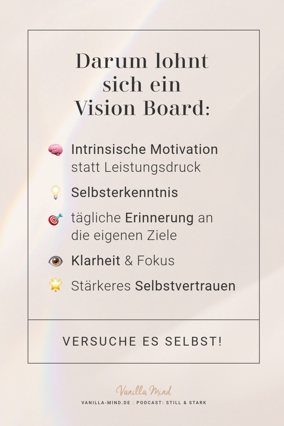 Dein Vision Board für 2026: So werden deine Wünsche Realität!